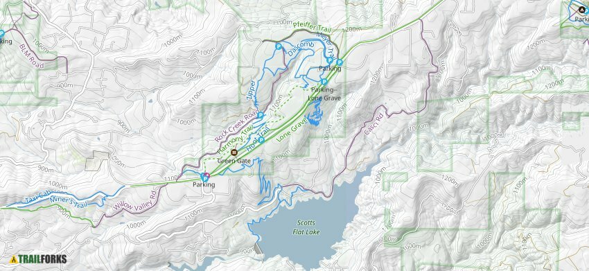 Harmony/Washington Ridge, Nevada City Mountain Biking Trails | Trailforks