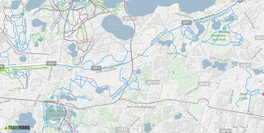 Harwich, Massachusetts Mountain Biking Trails | Trailforks