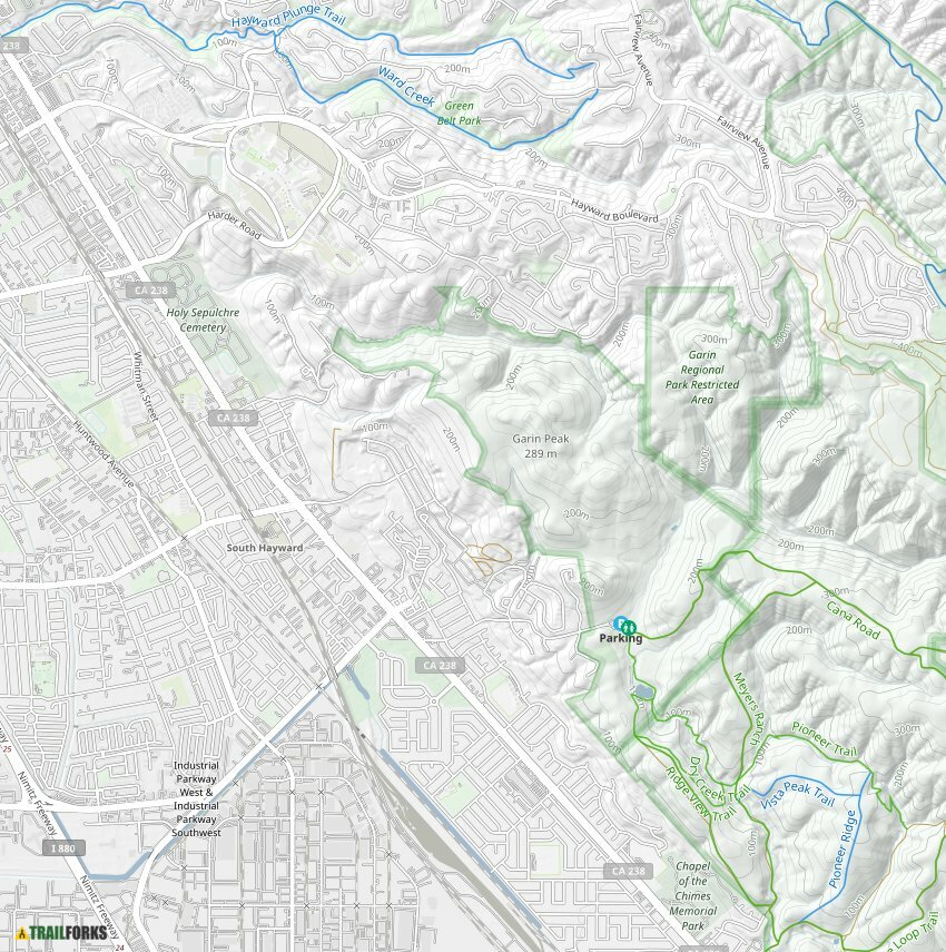 Hayward, California Mountain Biking Trails | Trailforks