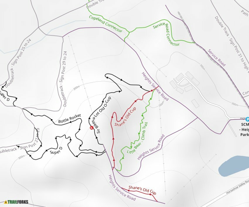 SCMBC - Heights of Horseshoe Mountain Biking Trails | Trailforks
