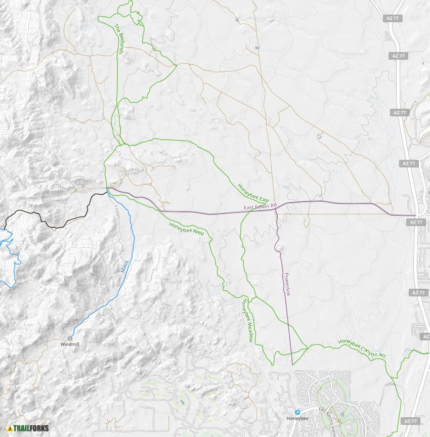 Honeybee Canyon/Rail X Ranch, Oro Valley Mountain Biking Trails ...