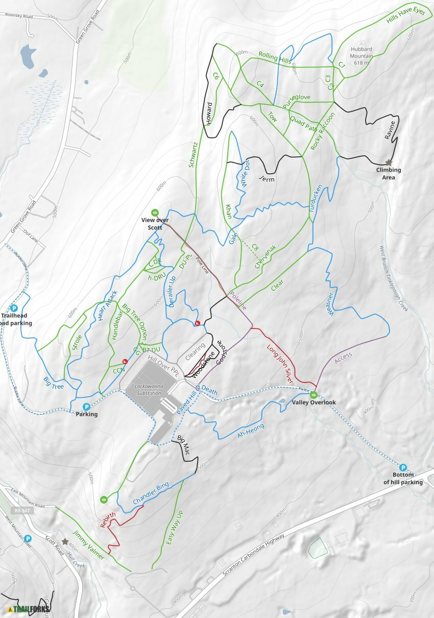 Hubbard , Dickson City Mountain Biking Trails | Trailforks