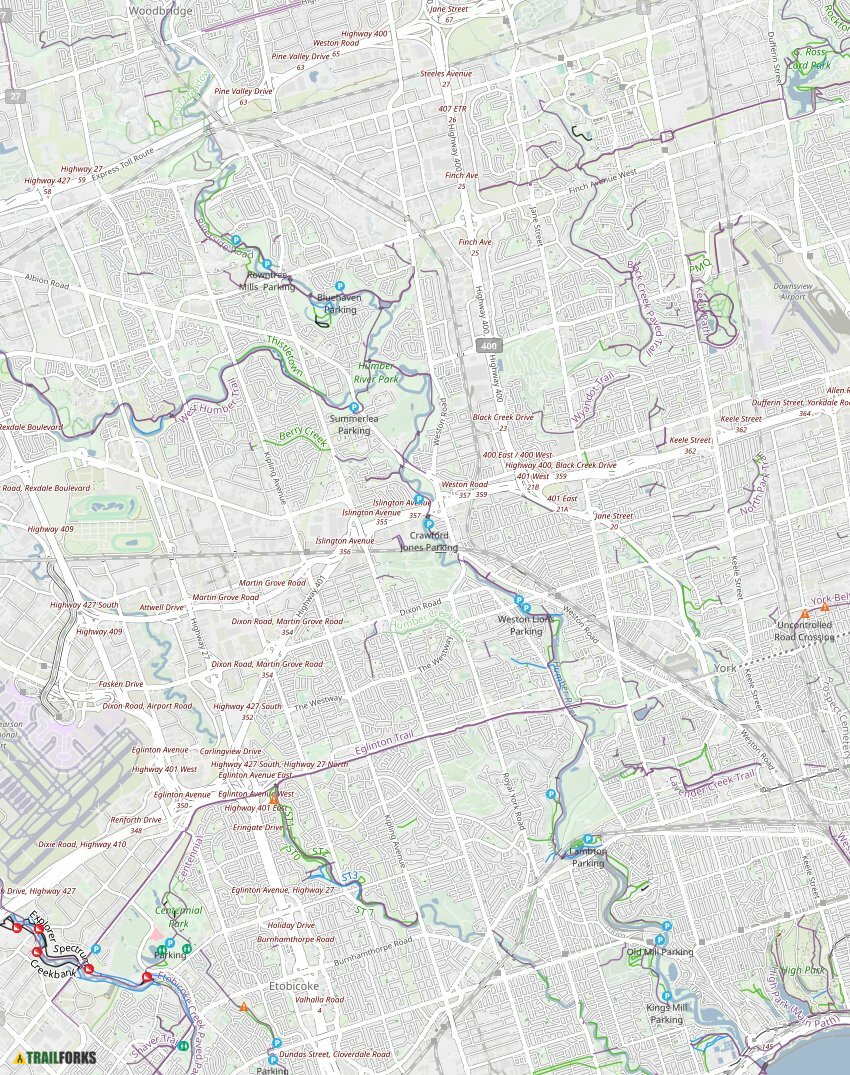 Humber River Valley, Toronto Mountain Biking Trails | Trailforks
