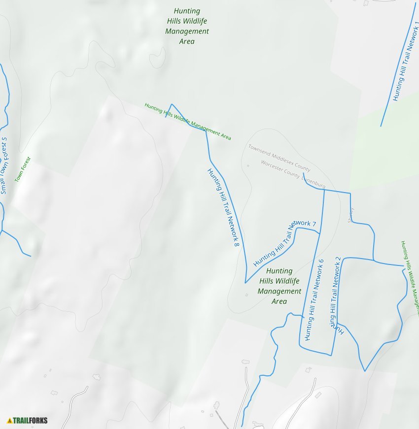 Hunting Hill Trail Network, Lunenburg Mountain Biking Trails | Trailforks