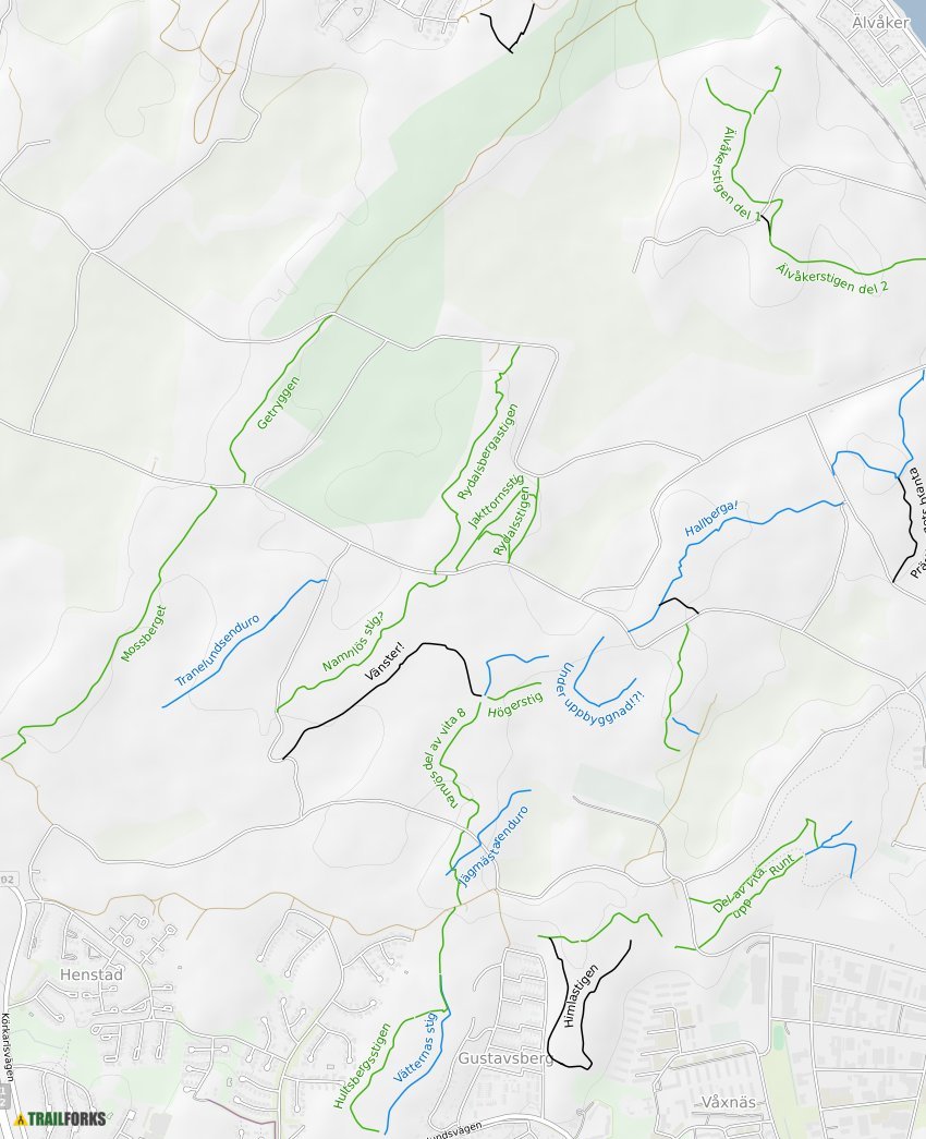 I2 Skogen, Karlstad Mountain Biking Trails | Trailforks
