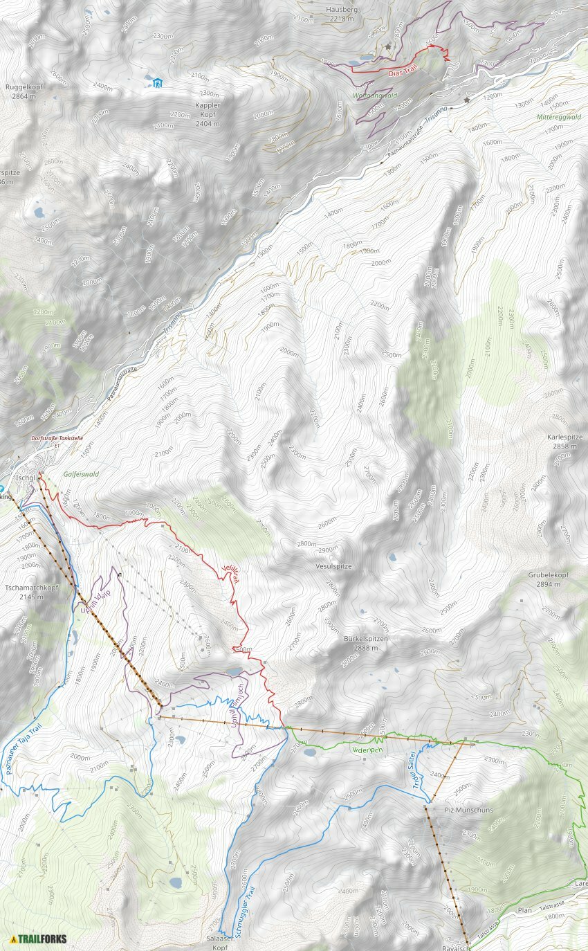 Ischgl, Austria Mountain Biking Trails | Trailforks