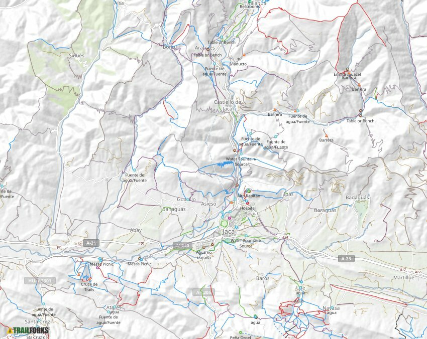 Jaca Pirineos Bikeland.- Centro MTB, Jaca Mountain Biking Trails ...