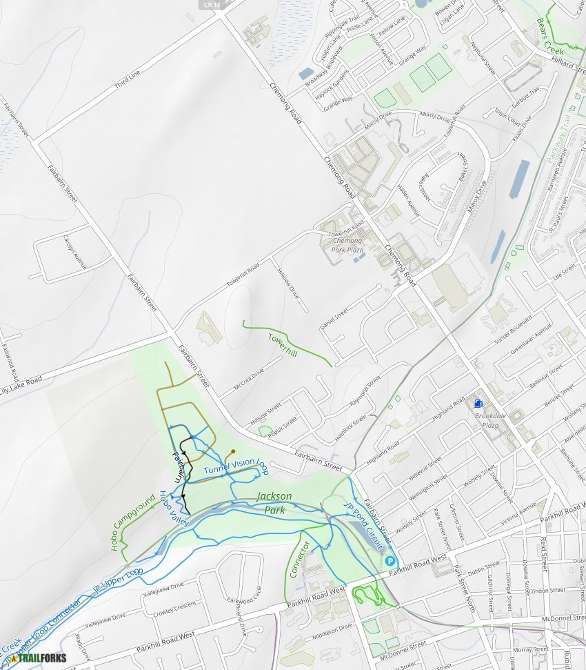Jackson Park / Fairbairn Mountain Biking Trails | Trailforks