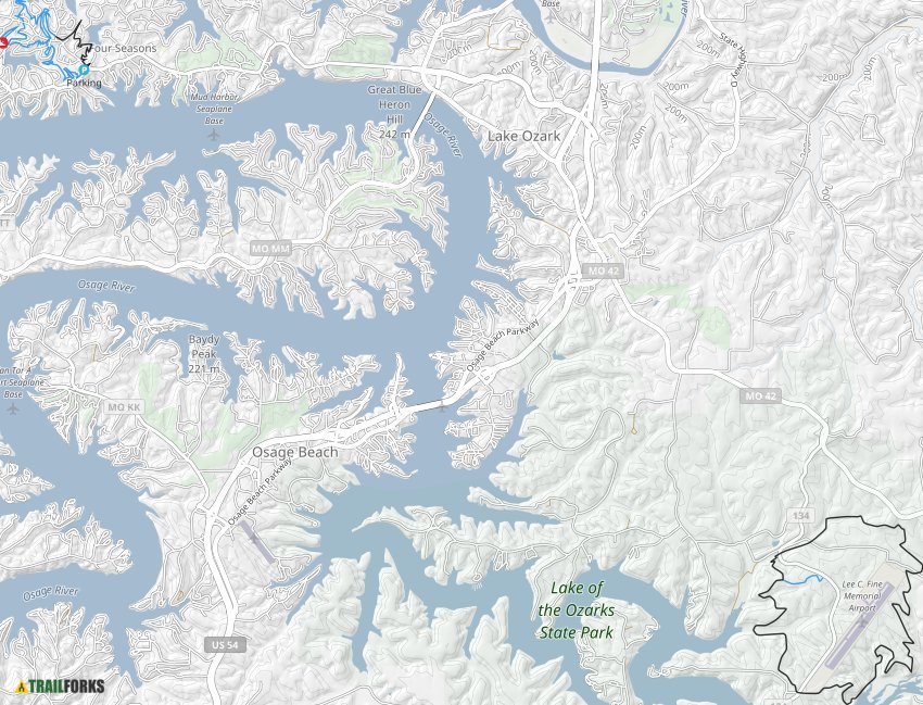 Kaiser, Missouri Mountain Biking Trails | Trailforks