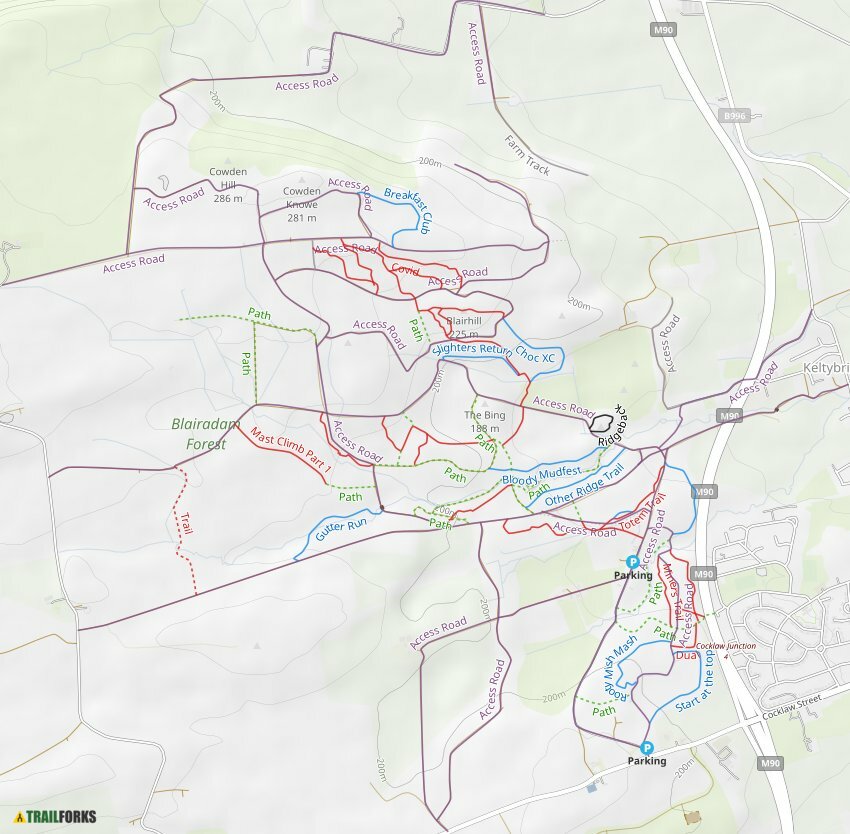 Kelty, United Kingdom Mountain Biking Trails | Trailforks