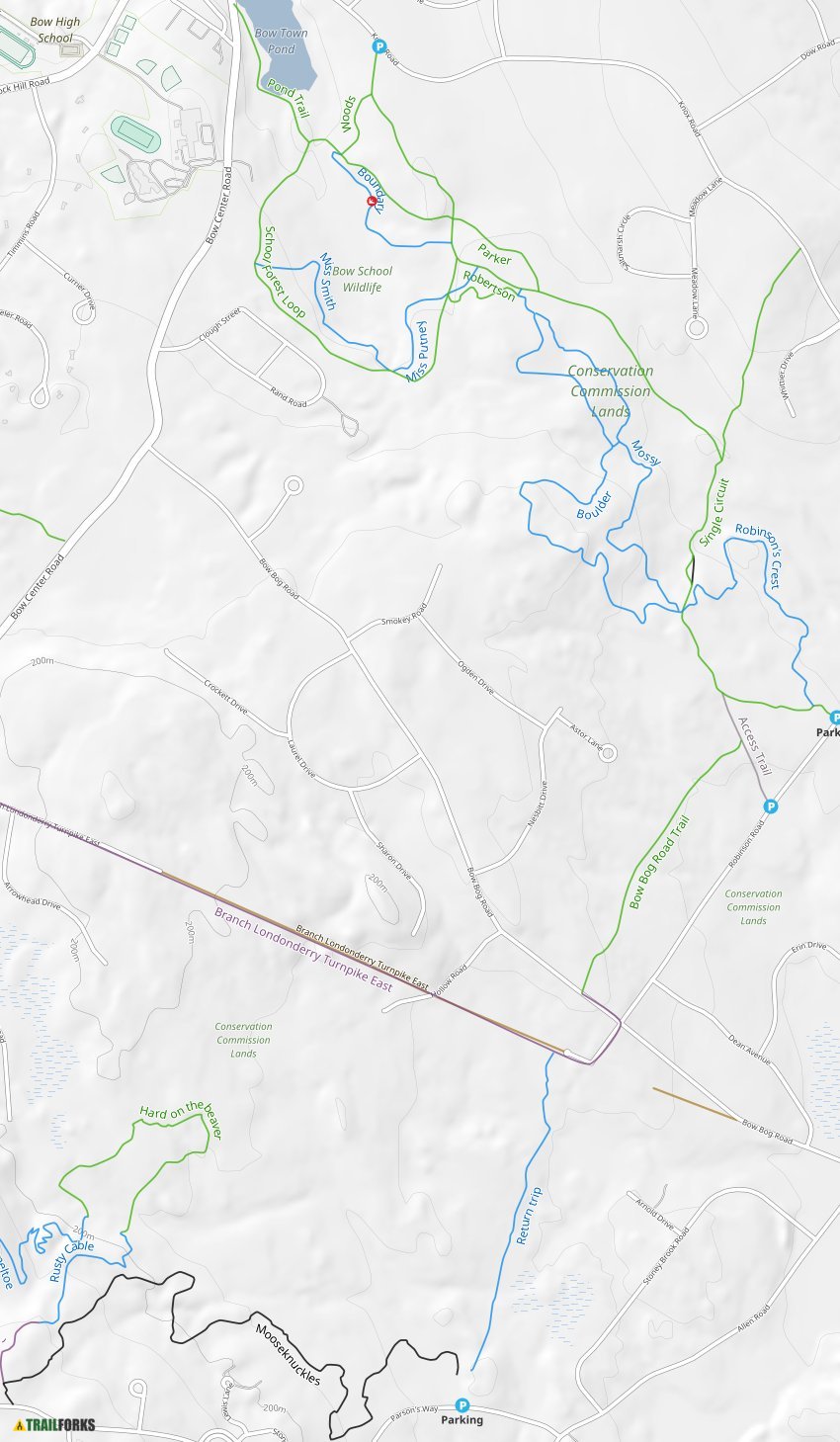 Knox and School Forests Mountain Biking Trails | Trailforks