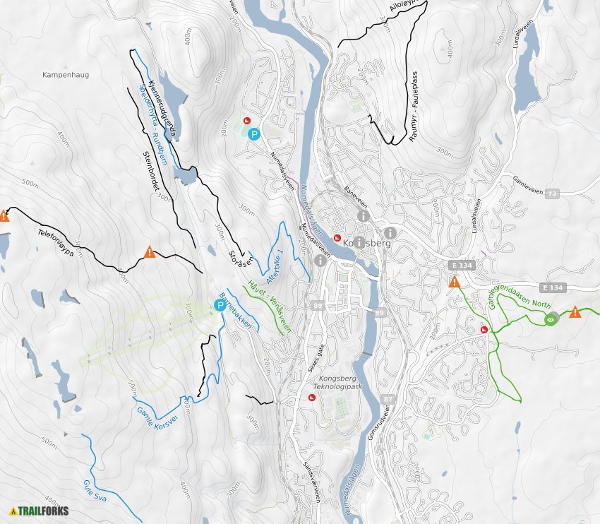 Kongsberg, Norway Mountain Biking Trails | Trailforks