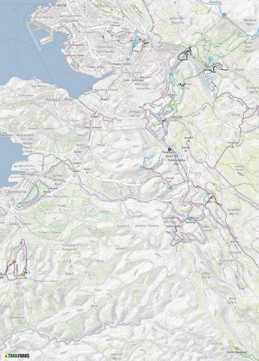 Koper, Slovenia Mountain Biking Trails | Trailforks