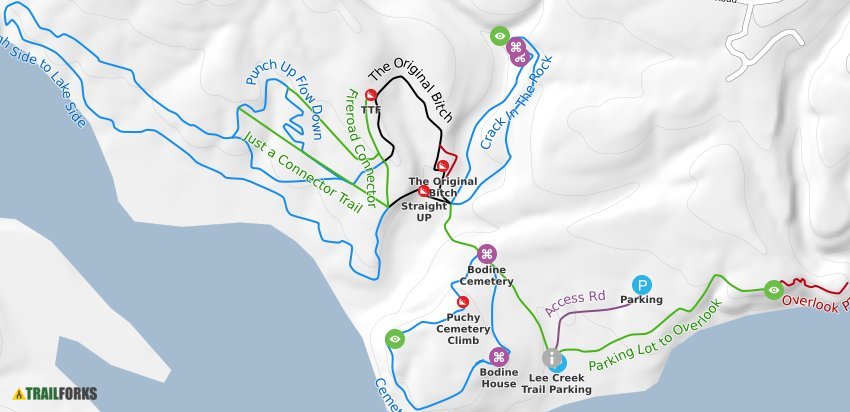 Lee Creek Mountain Biking Trails | Trailforks