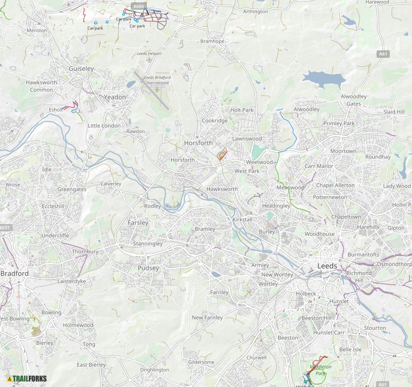 Leeds, United Kingdom Mountain Biking Trails | Trailforks