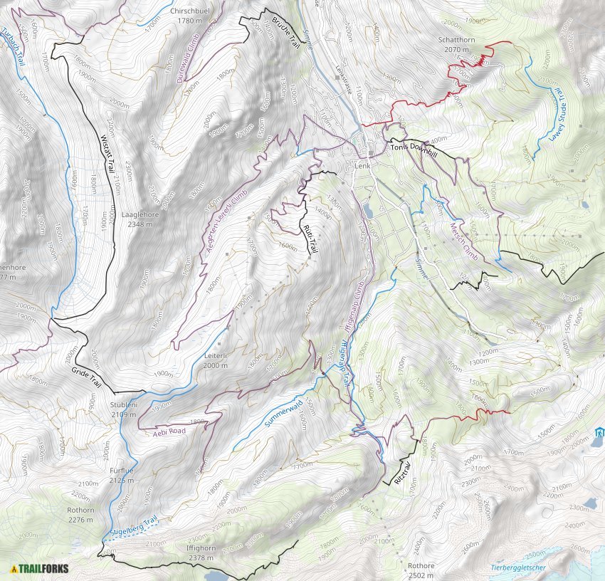 Lenk, Switzerland Mountain Biking Trails | Trailforks