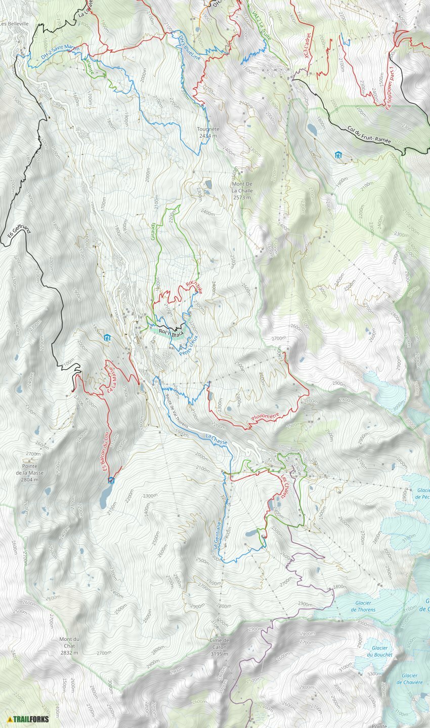 Les Ménuires, France Mountain Biking Trails | Trailforks
