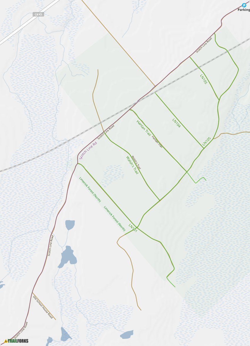 Limerick Forest North, Merrickville Mountain Biking Trails | Trailforks