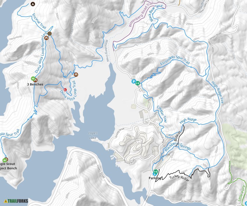 Lopez Lake Mountain Biking Trails | Trailforks