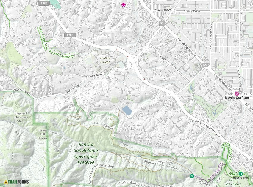 Los Altos, California Mountain Biking Trails | Trailforks