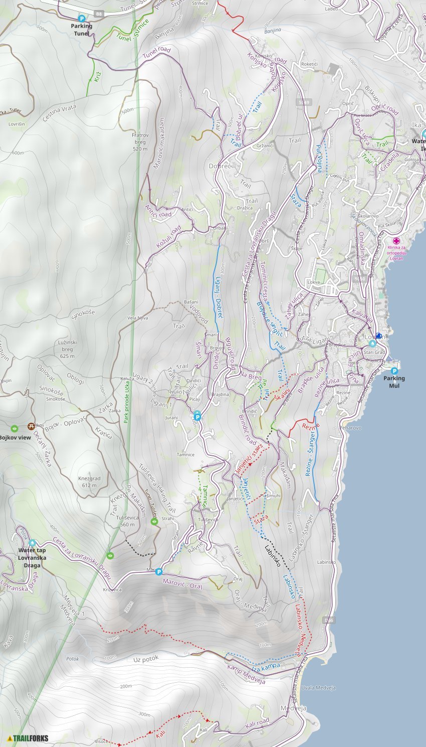 Lovran Mountain Biking Trails | Trailforks