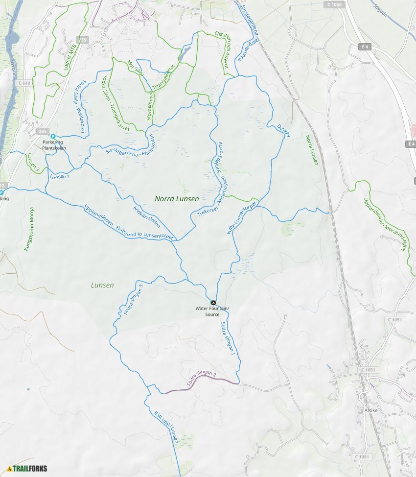 Lunsen, Uppsala Mountain Biking Trails | Trailforks