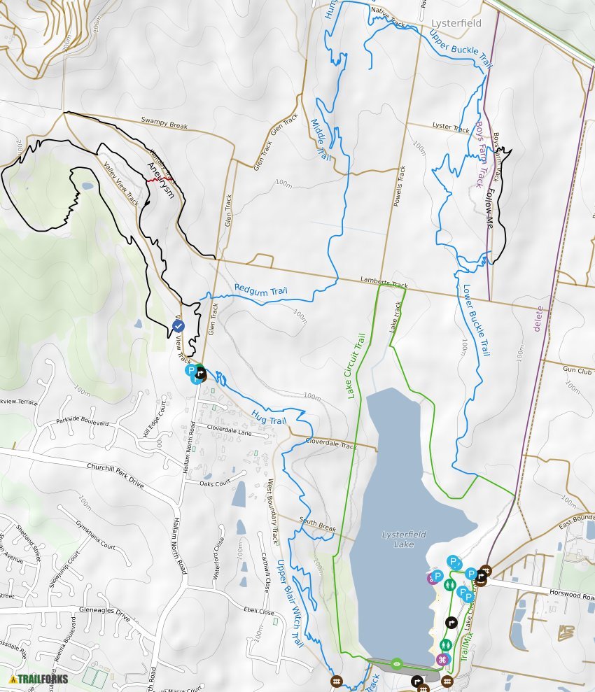 Lysterfield, Australia Mountain Biking Trails | Trailforks