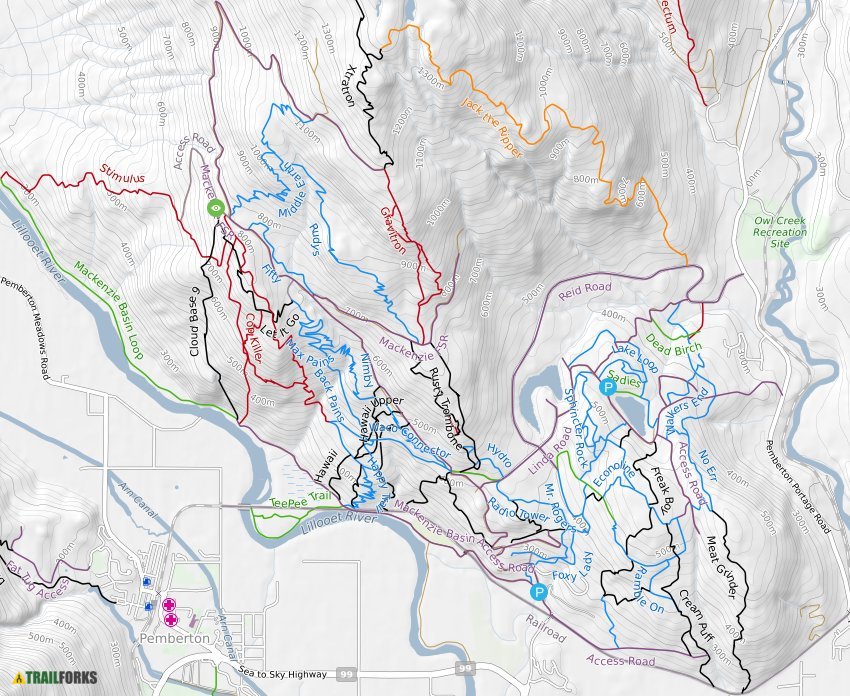 Mackenzie Mountain Biking Trails | Trailforks
