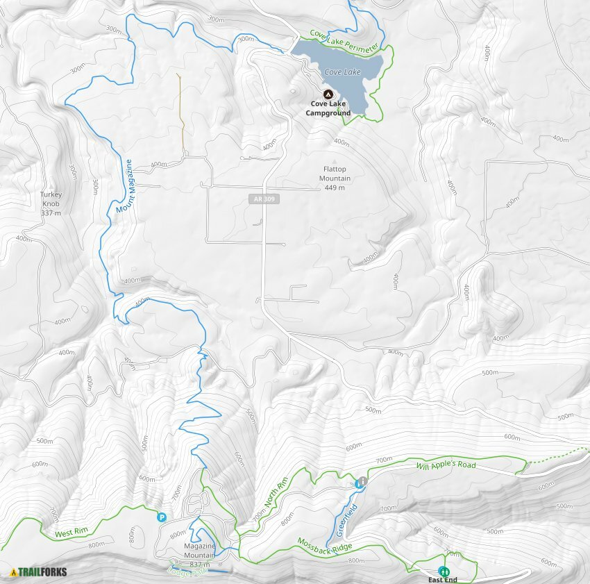 Magazine Mountain State Park, Paris Mountain Biking Trails | Trailforks