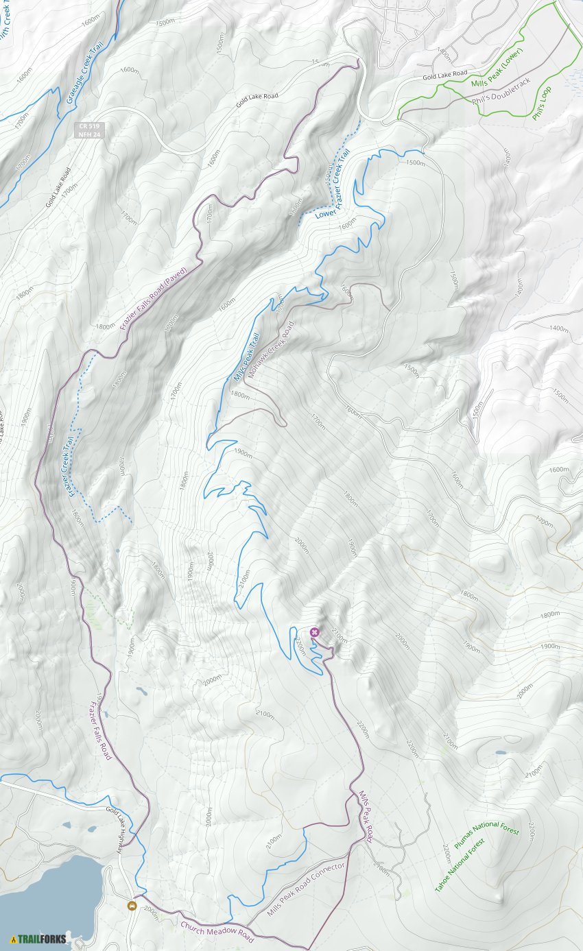 Mills Peak, Graeagle Mountain Biking Trails | Trailforks