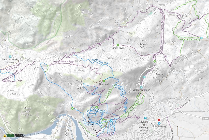 Monte Jouf, Maniago Mountain Biking Trails | Trailforks