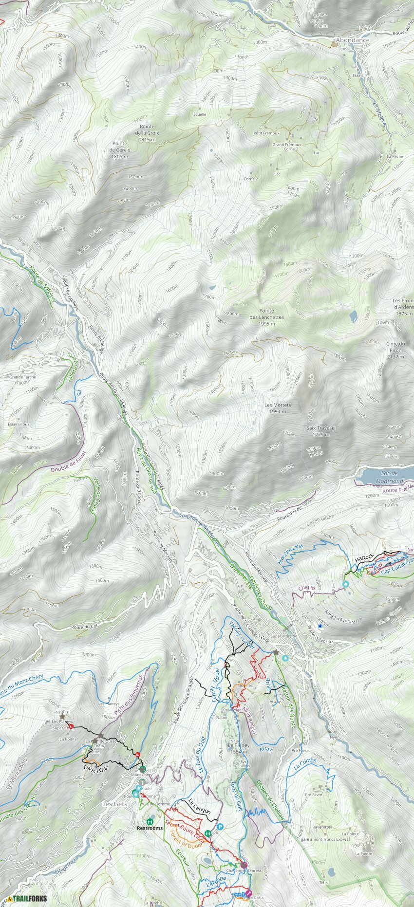 Morzine, France Mountain Biking Trails | Trailforks