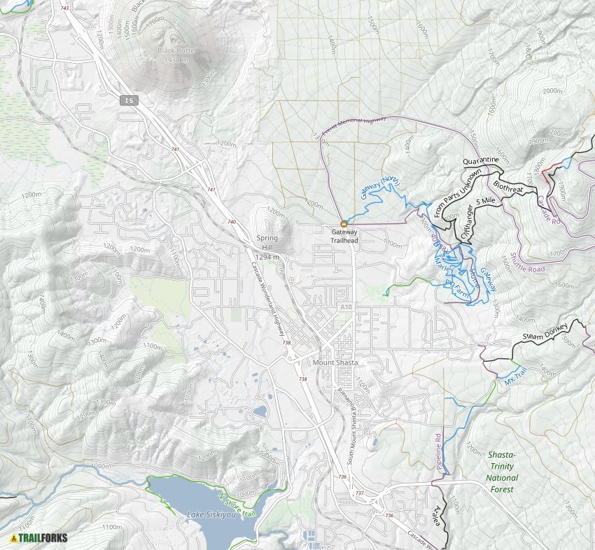 Mount Shasta, California Mountain Biking Trails | Trailforks