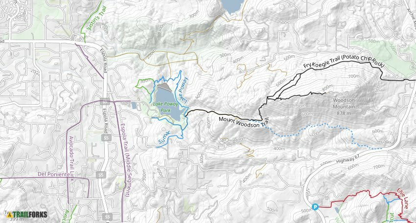 Mount Woodson Mountain Biking Trails | Trailforks