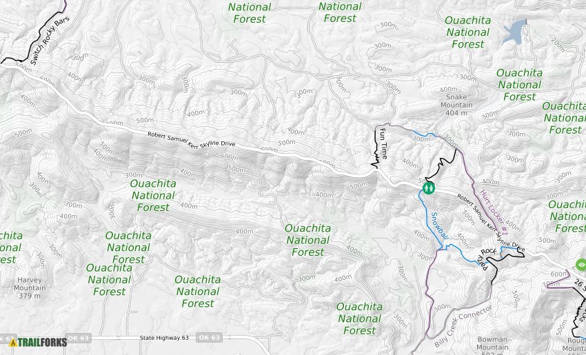 Muse, Oklahoma Mountain Biking Trails | Trailforks