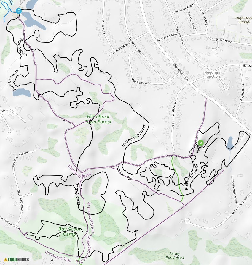 Needham, Massachusetts Mountain Biking Trails | Trailforks