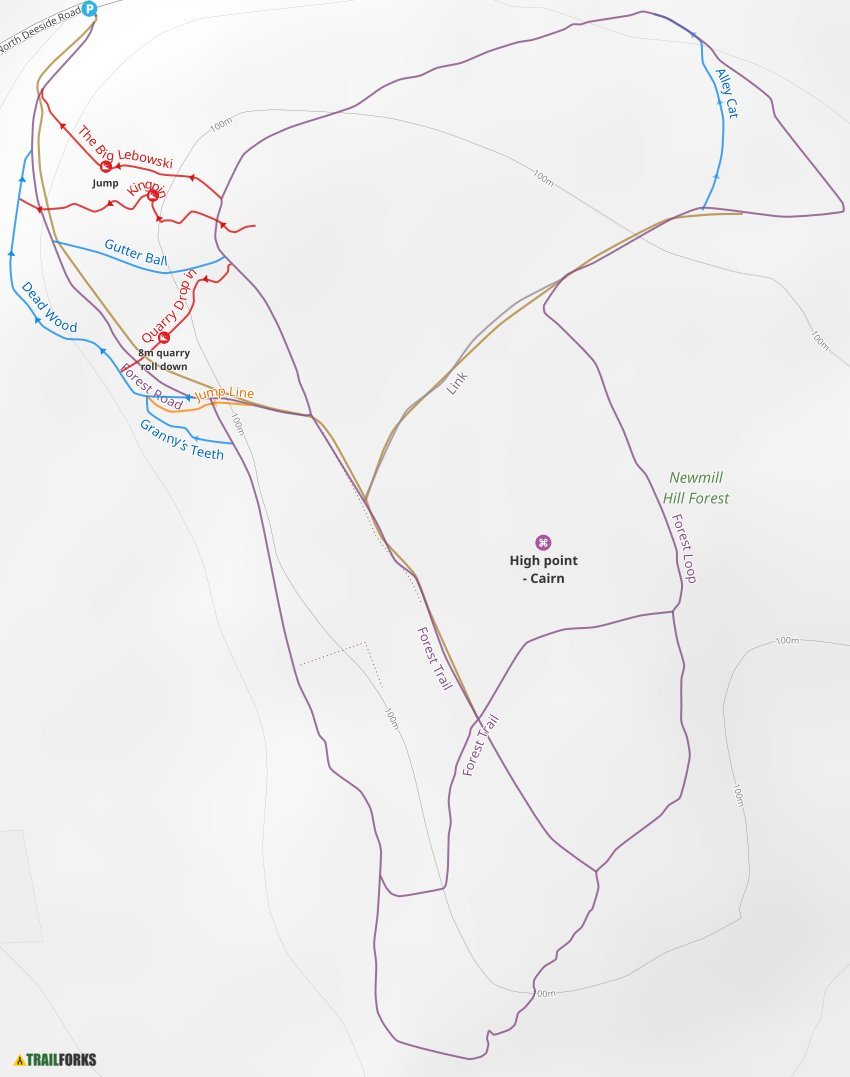 Newmill Hill, Peterculter Mountain Biking Trails | Trailforks