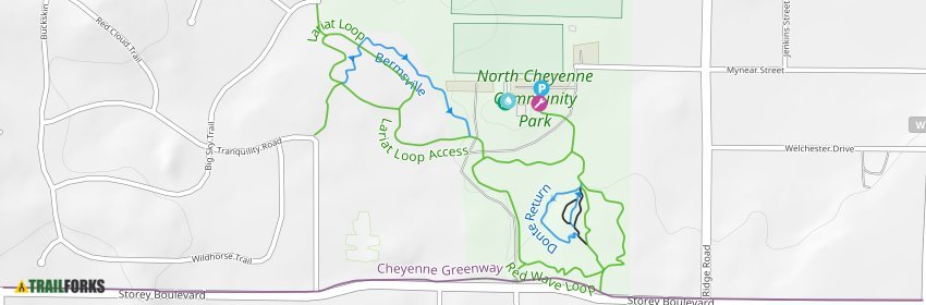 North Cheyenne Community Park, Cheyenne Mountain Biking Trails | Trailforks