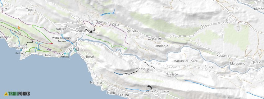 Omis, Croatia Mountain Biking Trails | Trailforks