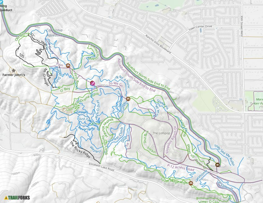 P-12 (Rancho, aka Antelope Valley Trails), Palmdale Mountain Biking ...