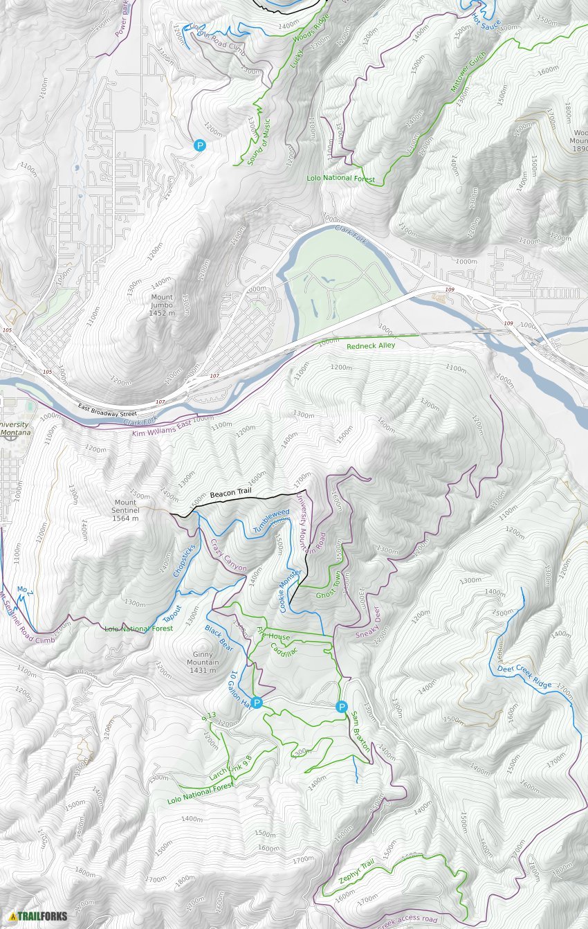 Pattee Canyon Mountain Biking Trails | Trailforks