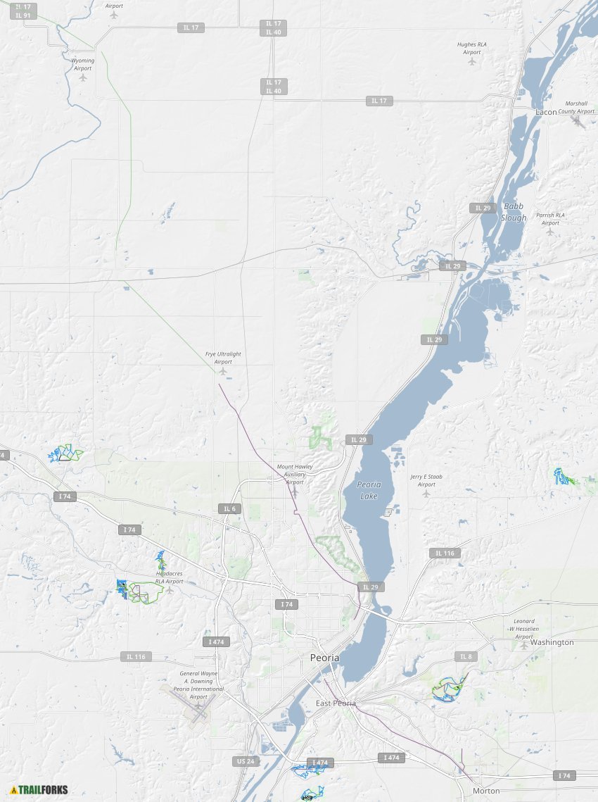 Peoria, Illinois Mountain Biking Trails | Trailforks