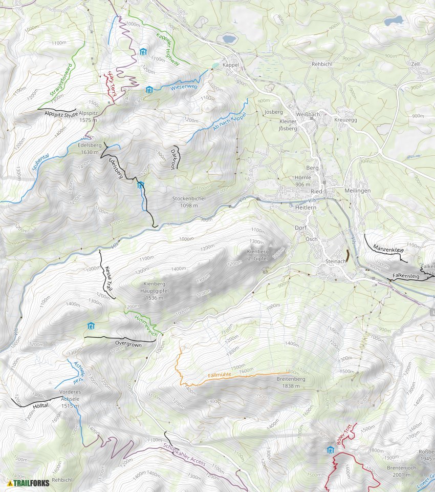Pfronten, Germany Mountain Biking Trails | Trailforks