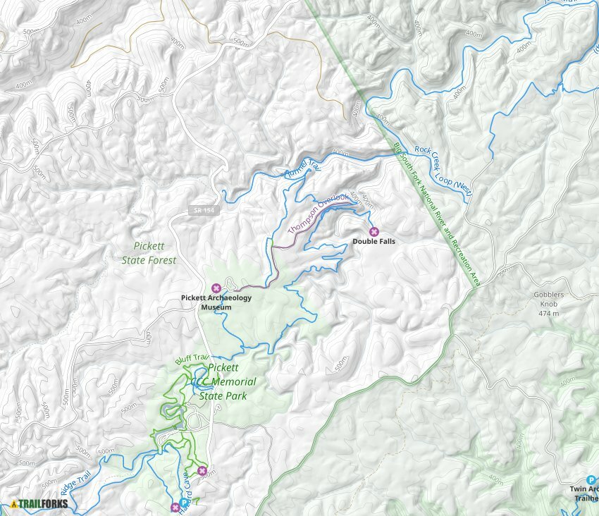 Pickett CCC Corps Memorial State Park, Oneida Hiking Trails | Trailforks