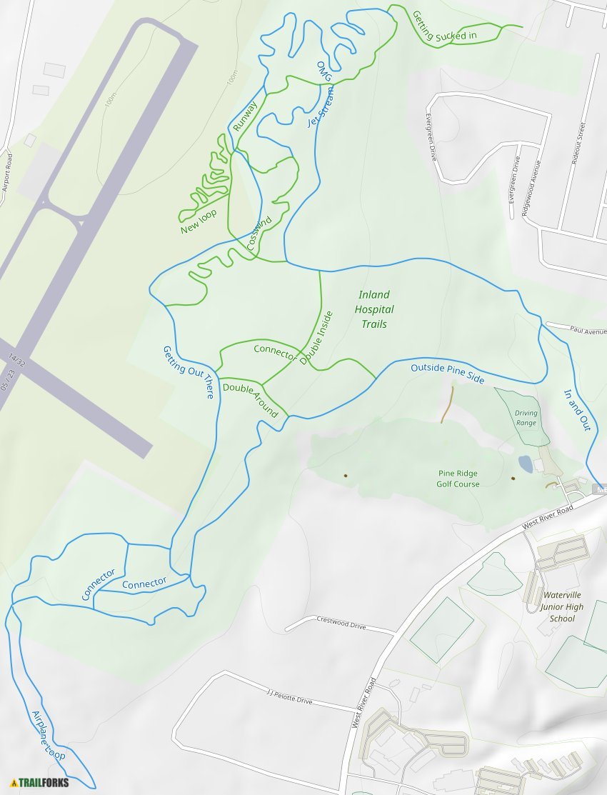 Pine Ridge, Waterville Mountain Biking Trails | Trailforks