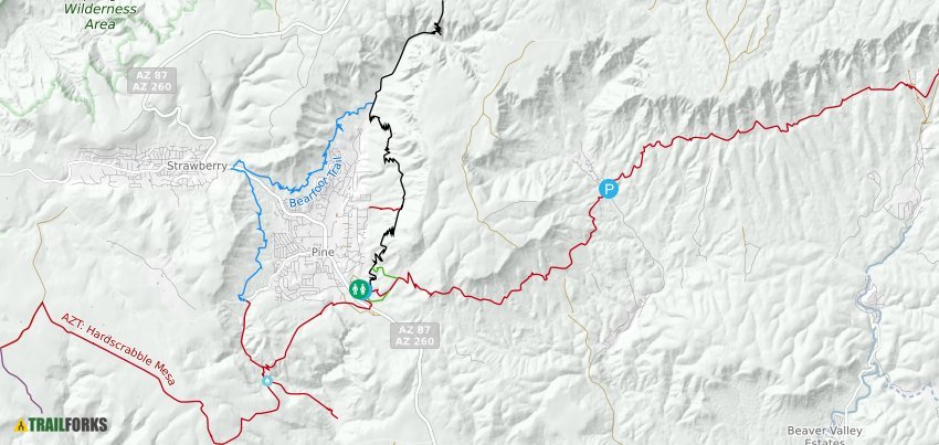 Pine, Arizona Mountain Biking Trails | Trailforks