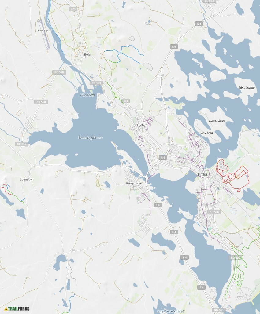 Piteå, Sweden Mountain Biking Trails | Trailforks