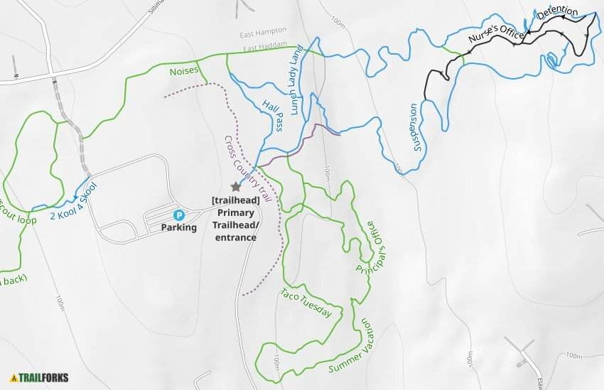 The Playground Trails at Nathan-Hale-Ray Middle School Mountain Biking ...