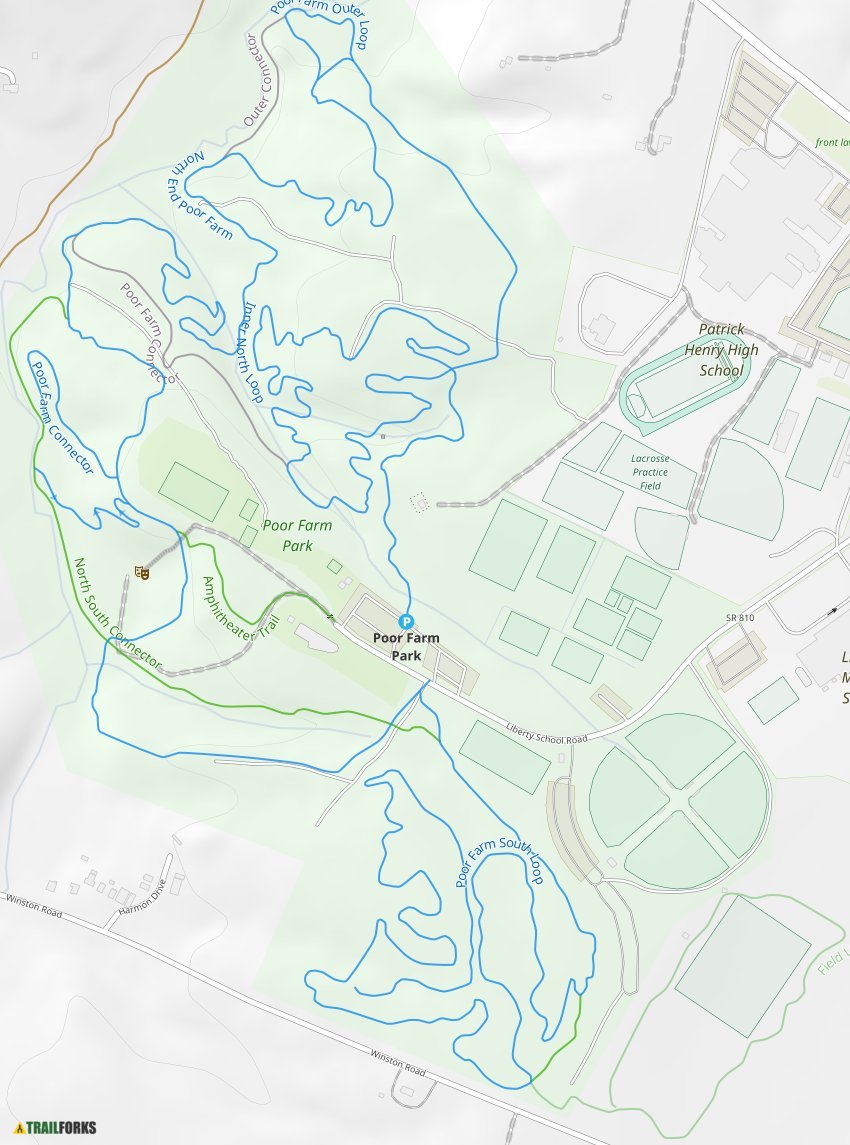 Poor Farm Park, Ashland Mountain Biking Trails | Trailforks
