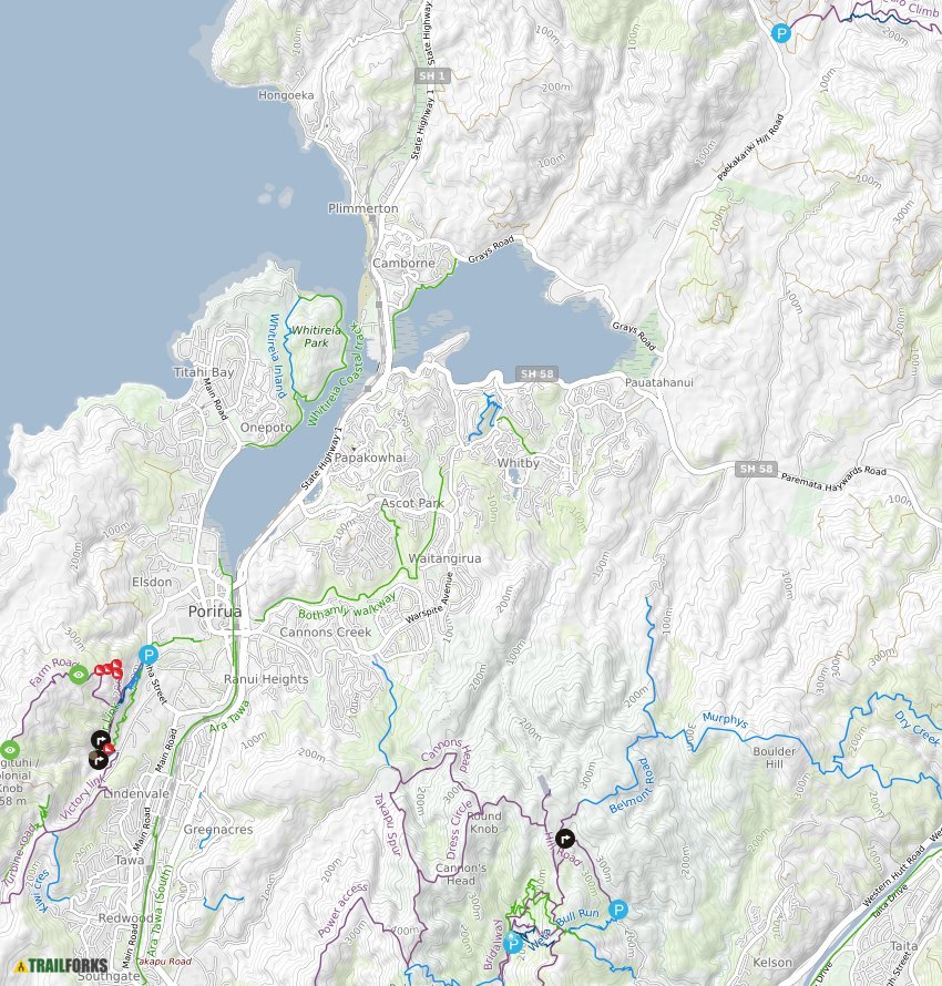 Porirua, New Zealand Mountain Biking Trails | Trailforks